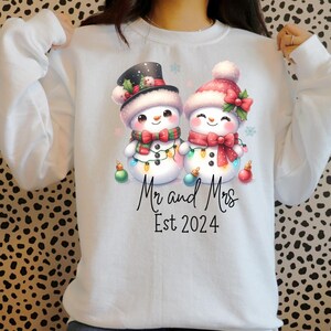 Mr and Mrs Christmas SVG Couples Ornament First Christmas as Mr and Mrs ...