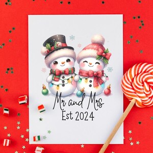 Mr and Mrs Christmas SVG Couples Ornament First Christmas as Mr and Mrs ...