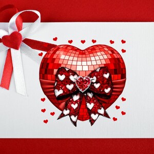 Valentine's Day Disco Heart Clip Art SVG, Png Love Potion & Candy ...