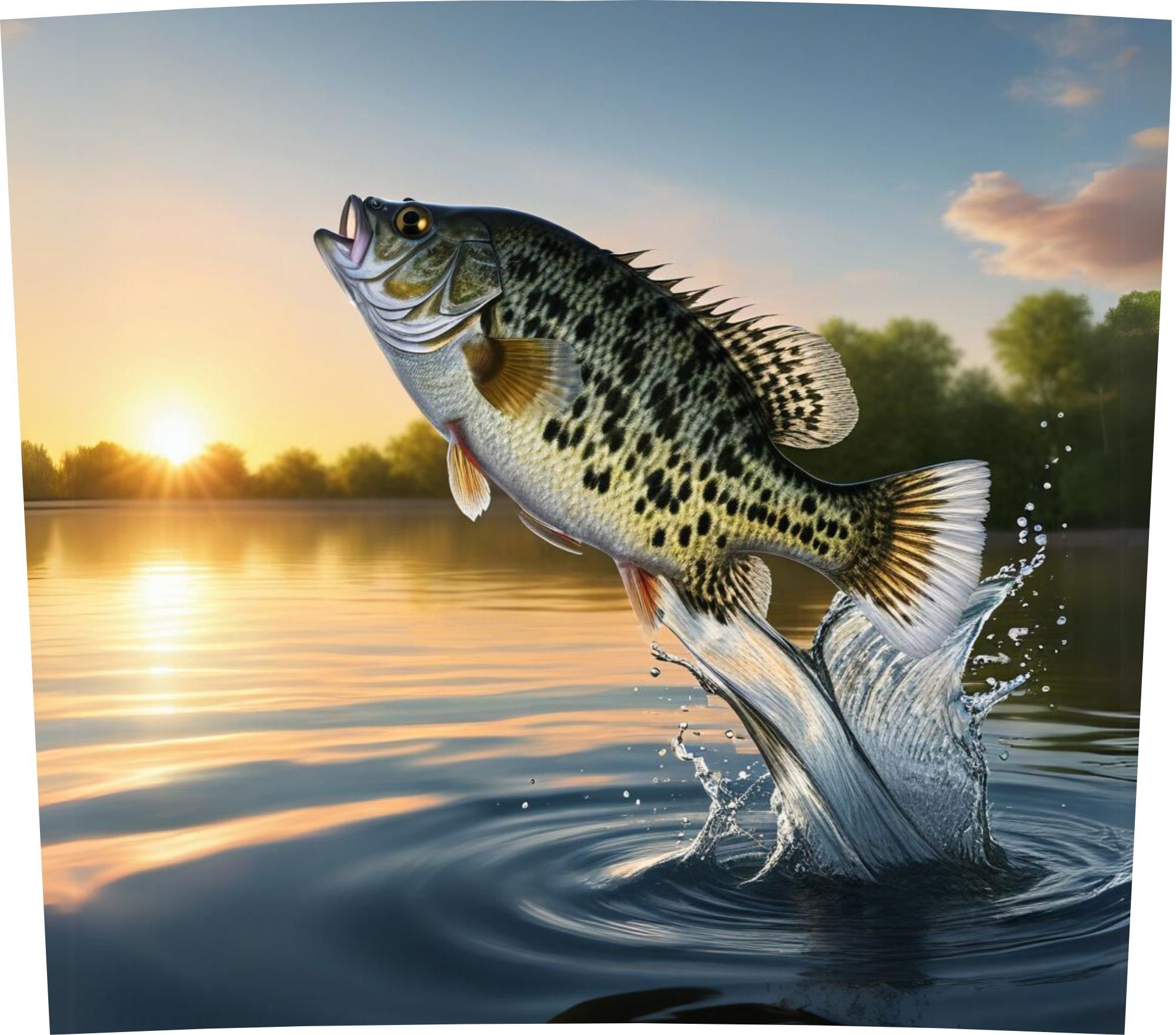 Crappie Fish Tumbler Wrap Png | Crappie Fishing Design | Gone Fishing ...