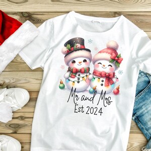 Mr and Mrs Christmas SVG Couples Ornament First Christmas as Mr and Mrs ...