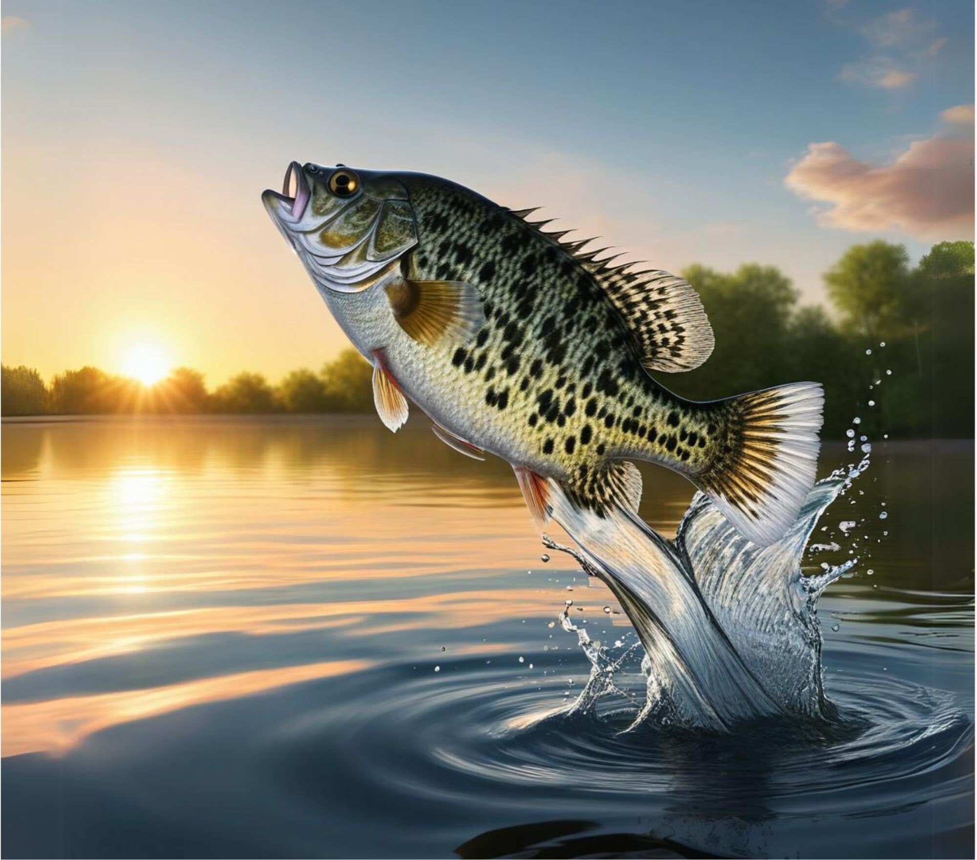 Crappie Fish Tumbler Wrap Png | Crappie Fishing Design | Gone Fishing ...