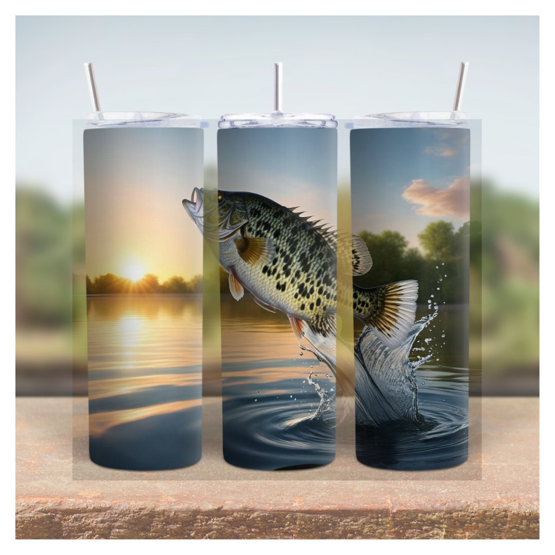 Crappie Fish Tumbler Wrap Png | Crappie Fishing Design | Gone Fishing ...
