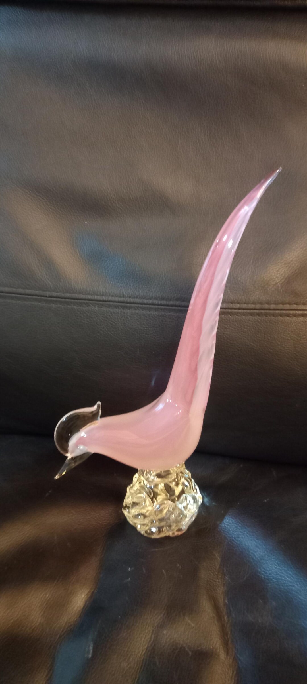 Vintage Murano Glass Bird – Pheasant by Seguso, Italy, Pink – 1960s - Etsy