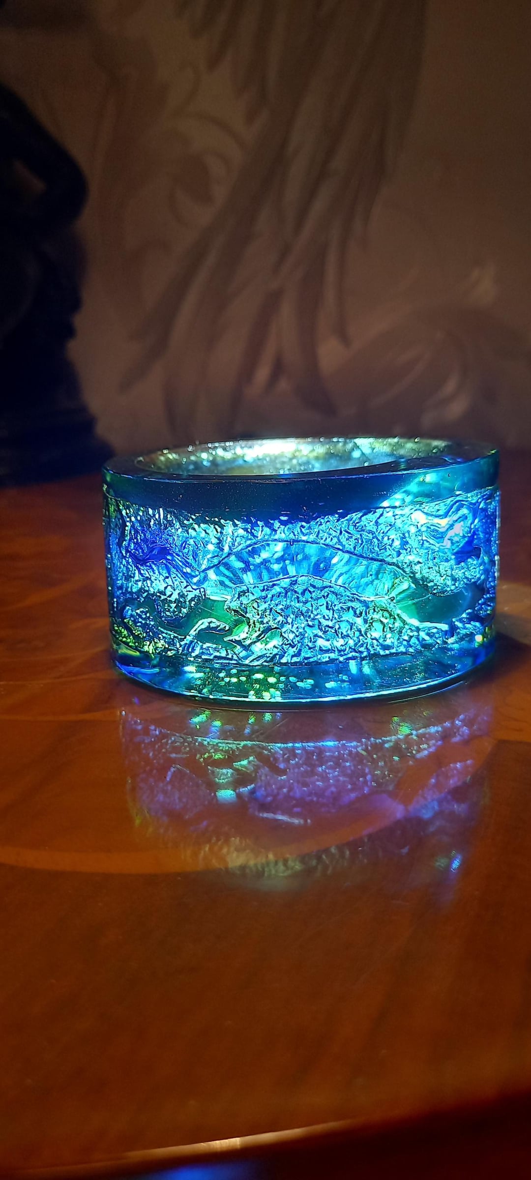 Liuli Living Crystal Art Glass Paperweight, Oval, Signed 2005 - Etsy