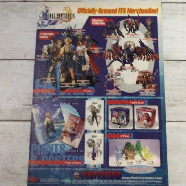 Final Fantasy X Posters - Etsy