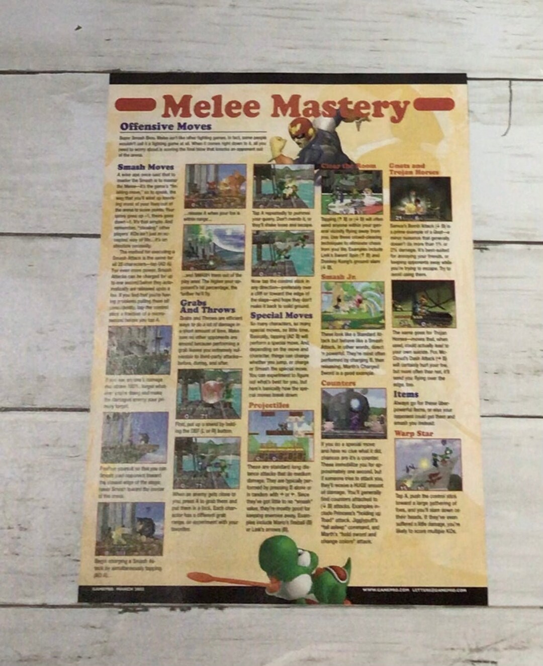 Super Smash Bros Melee Authentic Print Ad Poster - Etsy