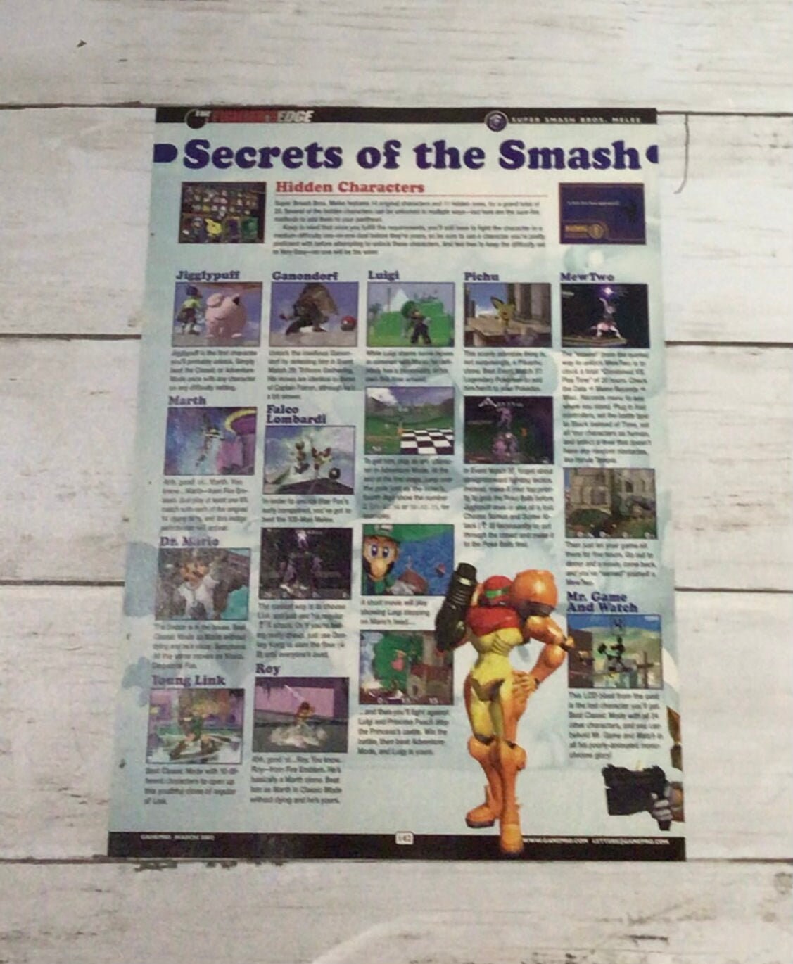 Super Smash Bros Melee Authentic Print Ad Poster - Etsy