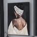 Back View of a Beauty Woman Canvas Print, Modern Canvas Painting, Wall ...