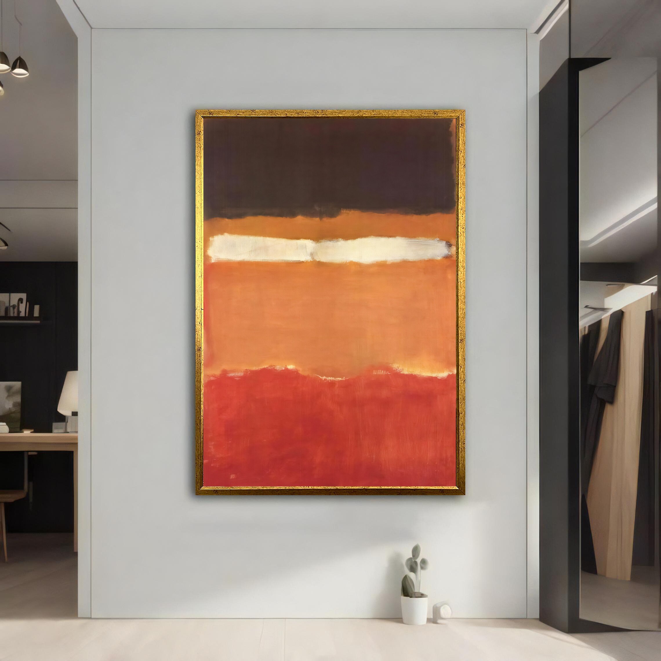 Abstract Art Print, Mark Rothko Canvas, Minimalist Wall Decor, Modern ...