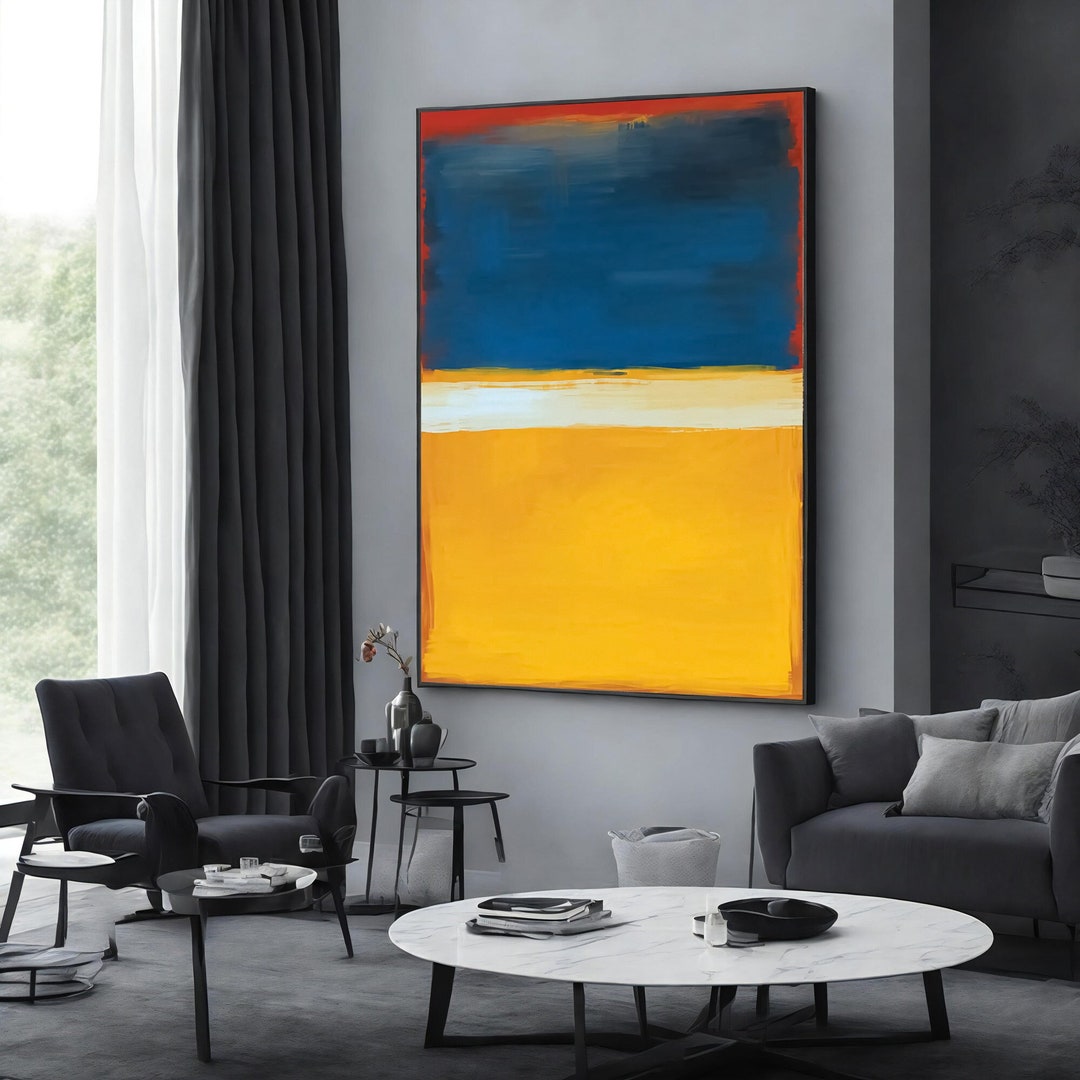 Mark Rothko Framed Canvas Art,mark Rothko Reproduction ,abstract Canvas ...