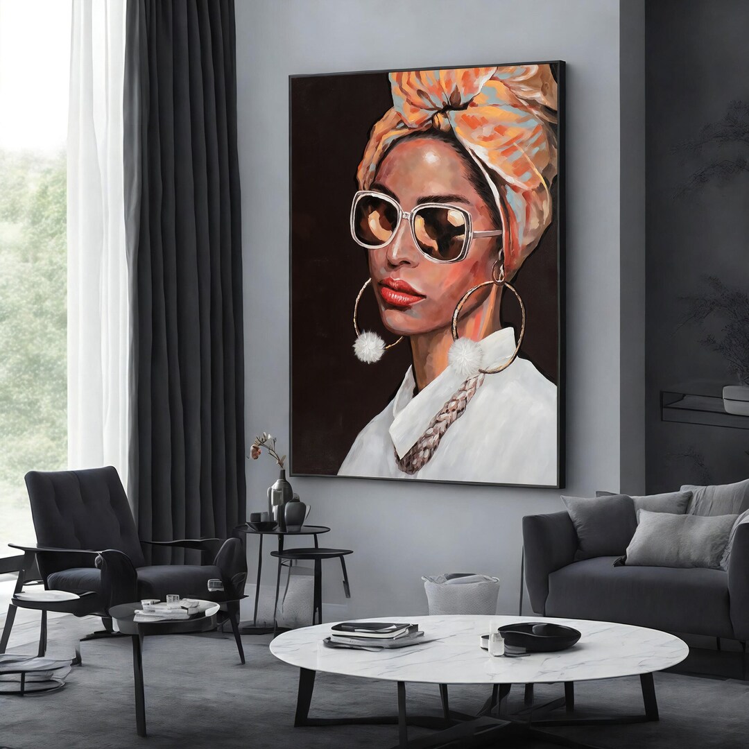 Modern Beauty Canvas, Beauty Woman Print, Beauty Woman Poster, Wall Art ...