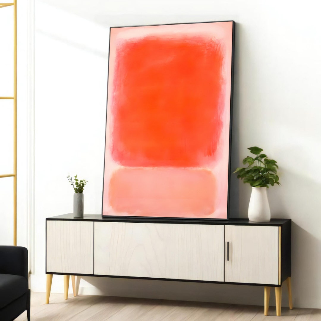 Minimalist Mark Rothko Canvas Print, Abstract Art, Modern Wall Decor, 3 ...