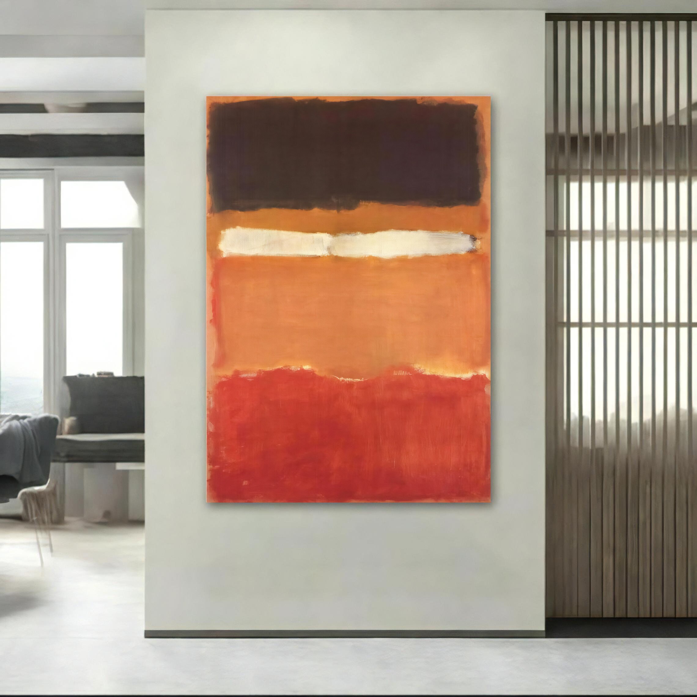 Abstract Art Print, Mark Rothko Canvas, Minimalist Wall Decor, Modern ...