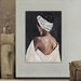 Back View of a Beauty Woman Canvas Print, Modern Canvas Painting, Wall ...