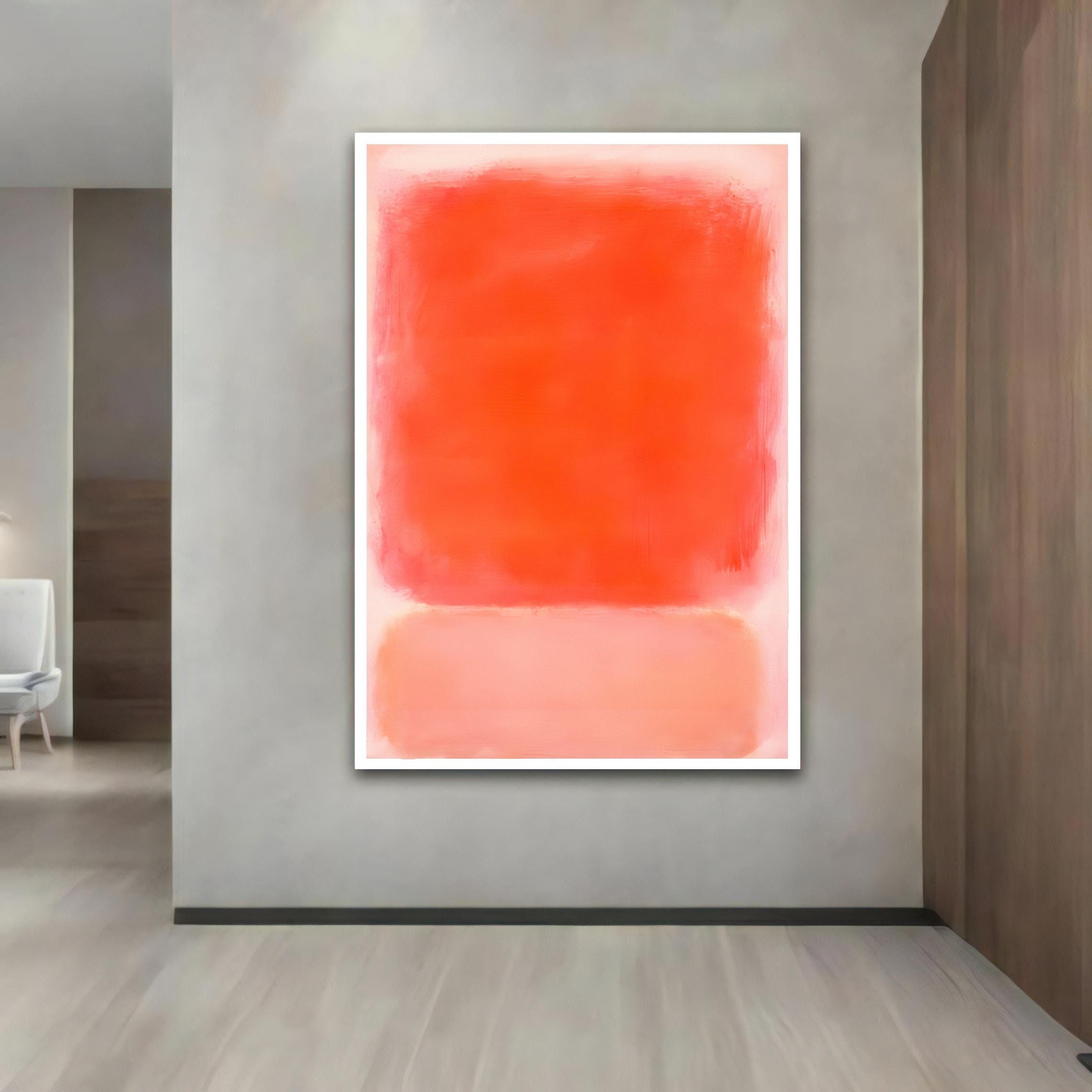 Minimalist Mark Rothko Canvas Print, Abstract Art, Modern Wall Decor, 3 ...