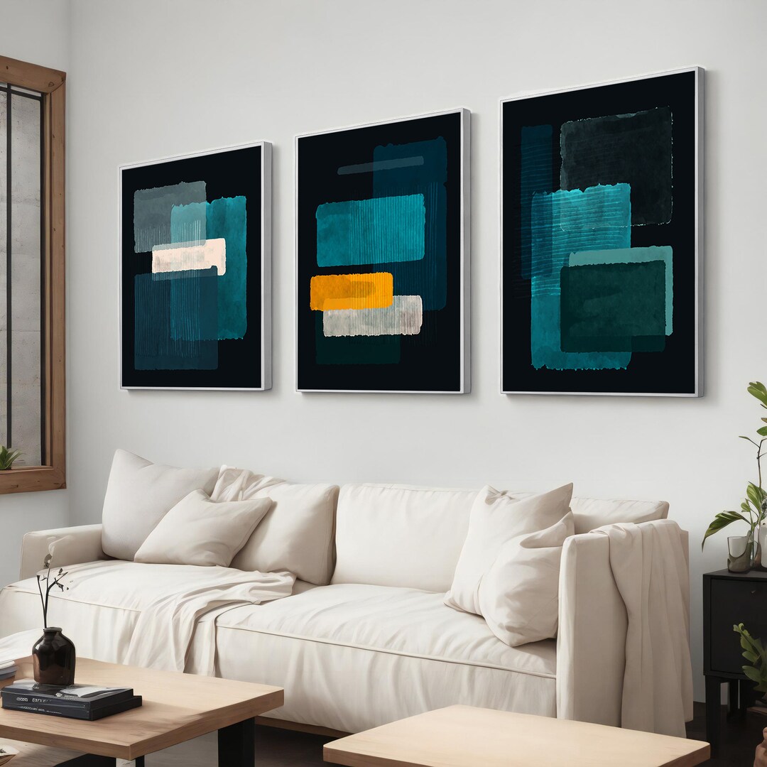 Mark Rothko Set of 3 Canvas Print Art Reproduction, Best Seller Mark ...