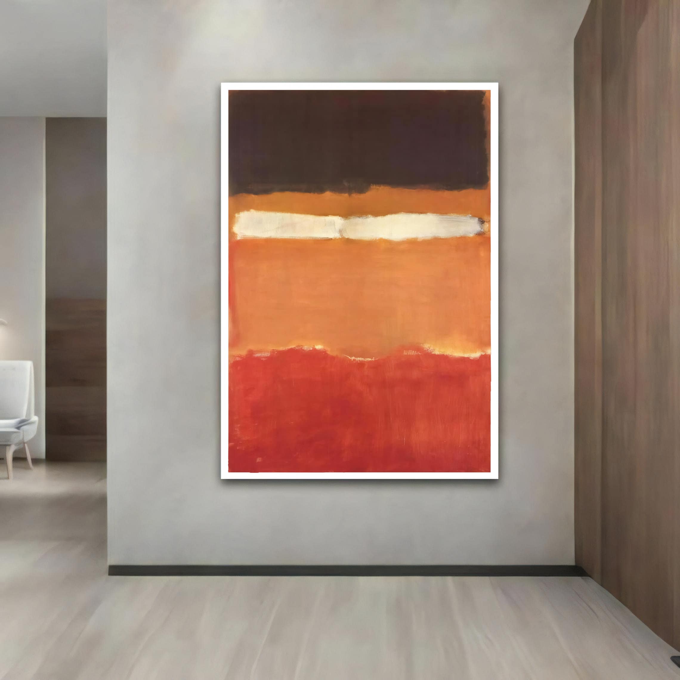 Abstract Art Print, Mark Rothko Canvas, Minimalist Wall Decor, Modern ...