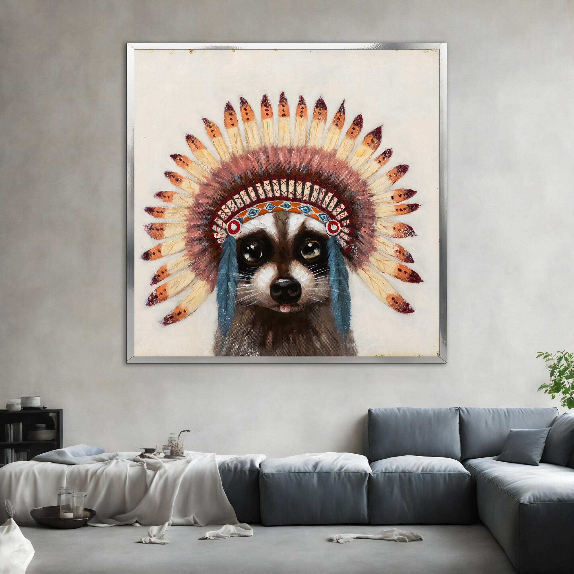 Cute Cartoon Racoon, Trash Panda Art, Cute Animal Prints, Fantasy Art ...