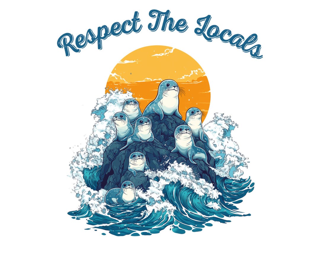 Respect the Locals Png, World Oceans Day Png, Summer Png, Beach Shirt ...