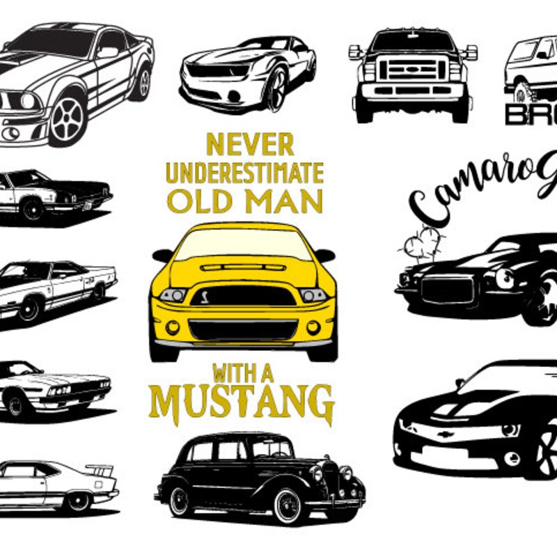 Mustang Svg - Etsy