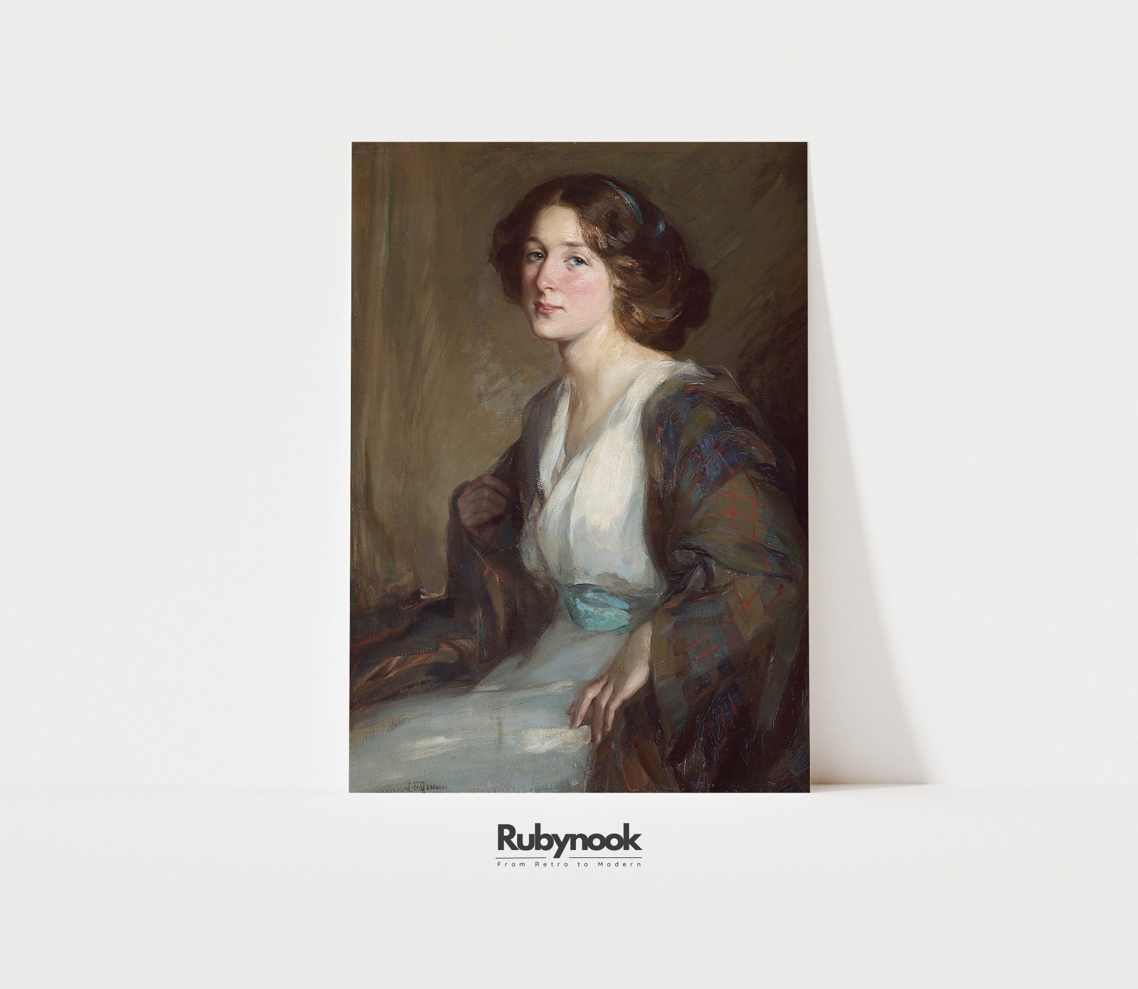 Vintage Woman Portrait Printable Edwardian Lady Digital Download ...