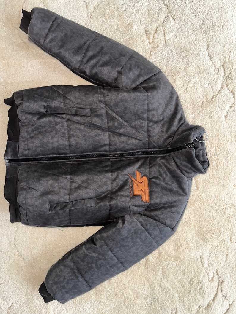 Hyper Fashion Puffer Black Y2k Underground Hip Hop Trendy - Etsy