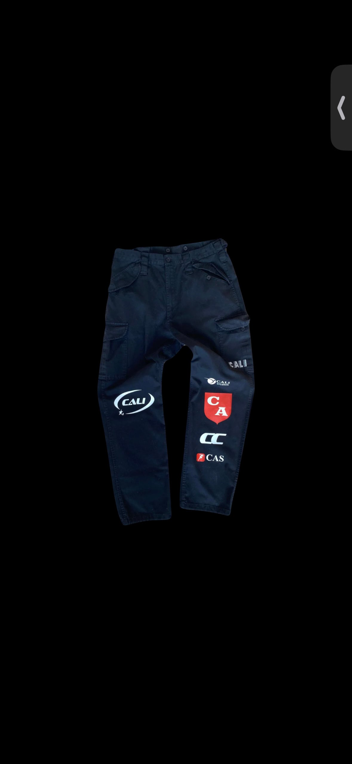 Y2k Racing Cargos Aesthetic Kaesthetic Hip Hop Oversized Underground ...
