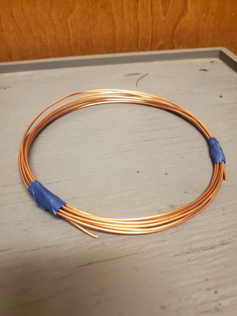 Bare Solid Copper Wire 14 Gauge, 10 Feet - Etsy