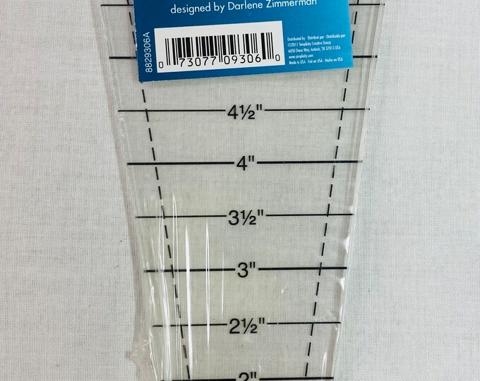 Dresden Ruler 8” Acrylic Template Designed by Darline Zimmerman for EZ ...