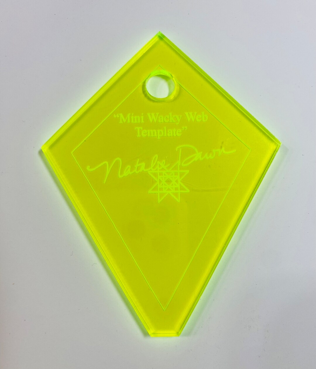 Mini Wacky Web Periwinkle Acrylic Template for 2.5 Squares Missouri ...