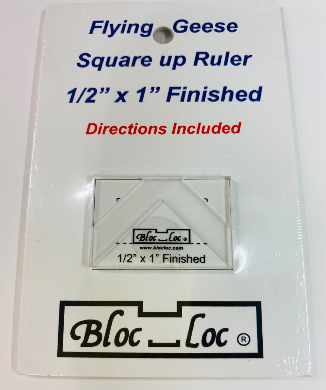 Bloc Loc Flying Geese 1/2x1 Finished Square up Ruler - Etsy