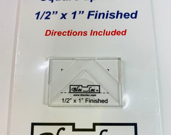 Bloc Loc Flying Geese 1/2”x1” Finished - Square up Ruler Acrylic ...
