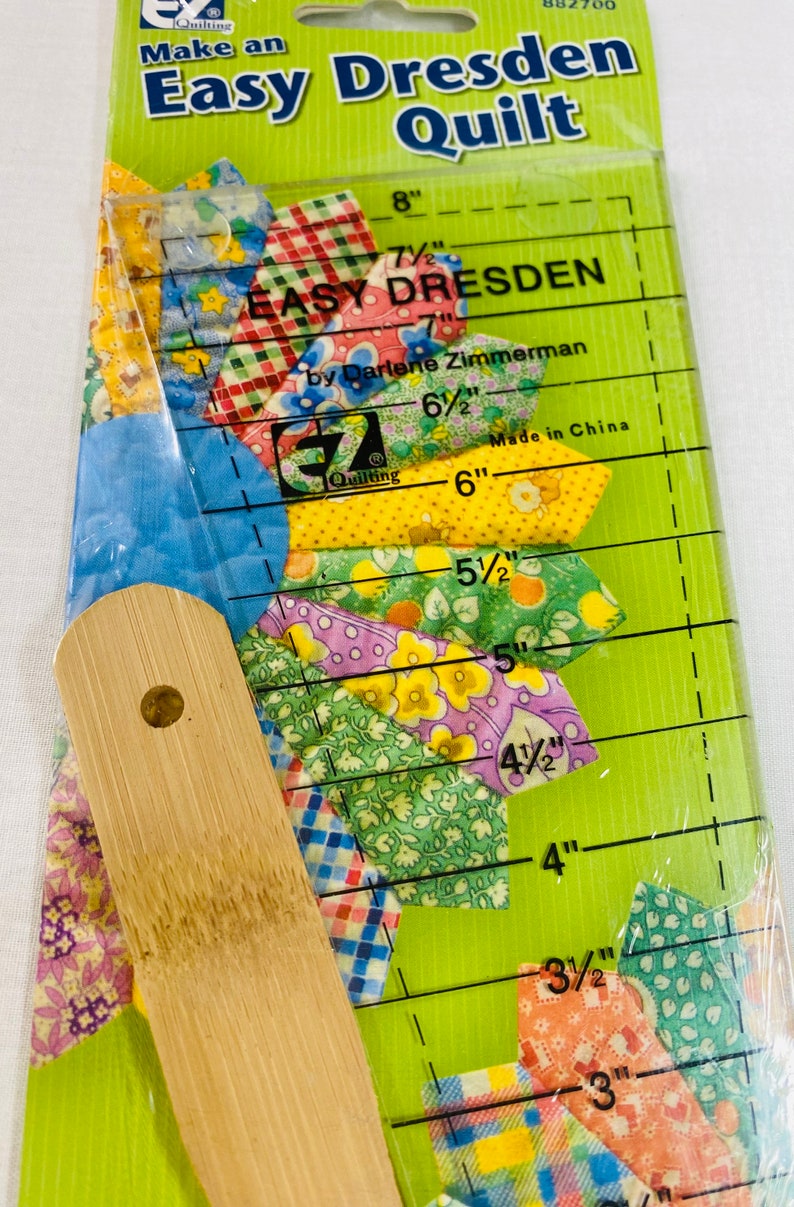 Dresden Ruler 8 Acrylic Template Bamboo Creaser Pointer Tool ...