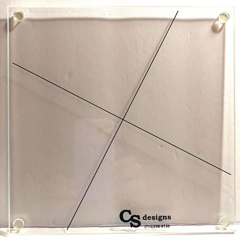 Twister Template - 8” X 8” Acrylic Quilting Ruler - Tool for Making ...