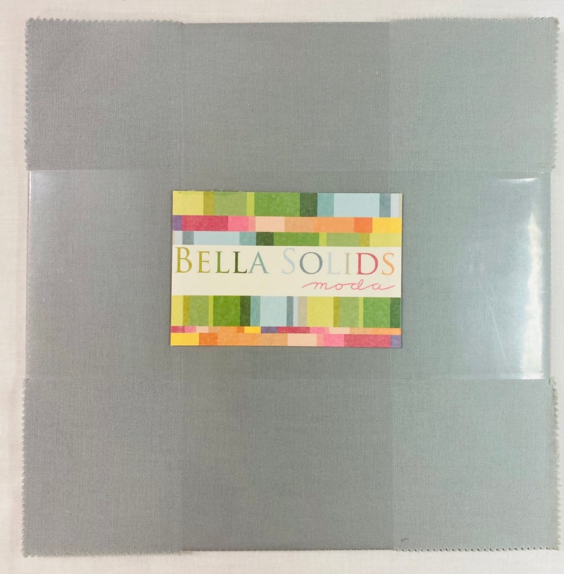 Bella Solids - Steel - 10” Squares - Junior Layer Cake - 20 Pc Quilting ...