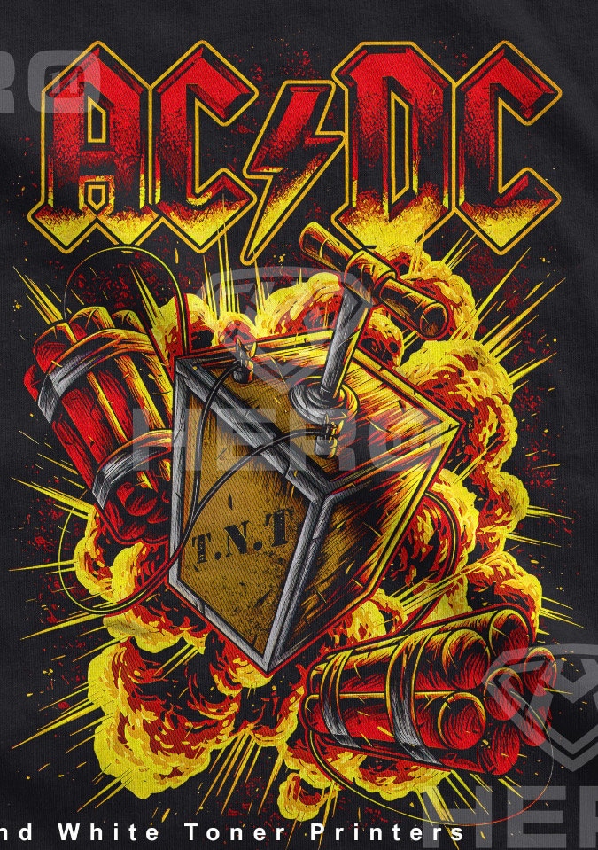 A C DC Dynamite Band Png A C Dc Tnt Explosive Songs Download File for Dark Garments - Etsy