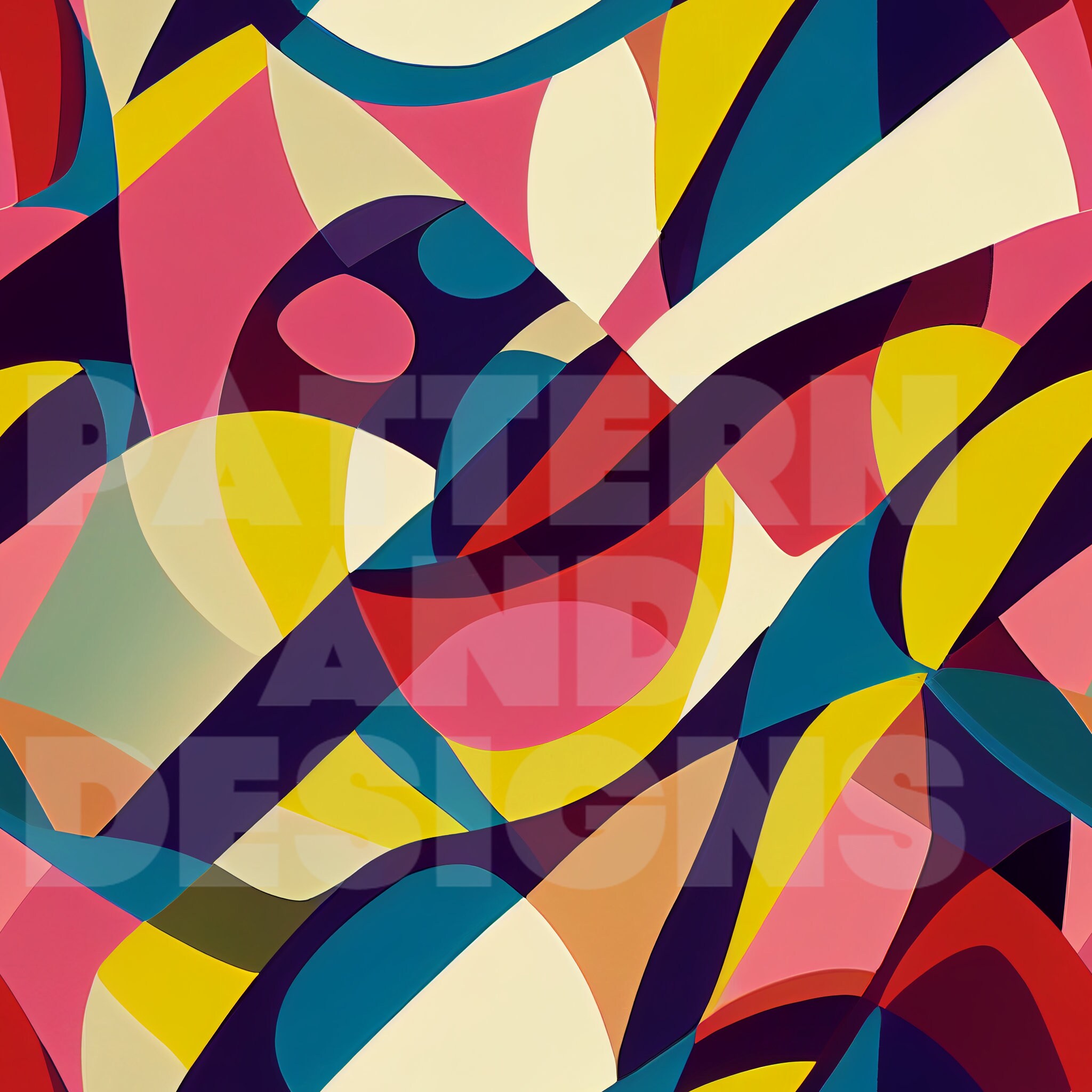 Geometric Abstract Digital Paper, Modern Digital Paper, Abstract ...