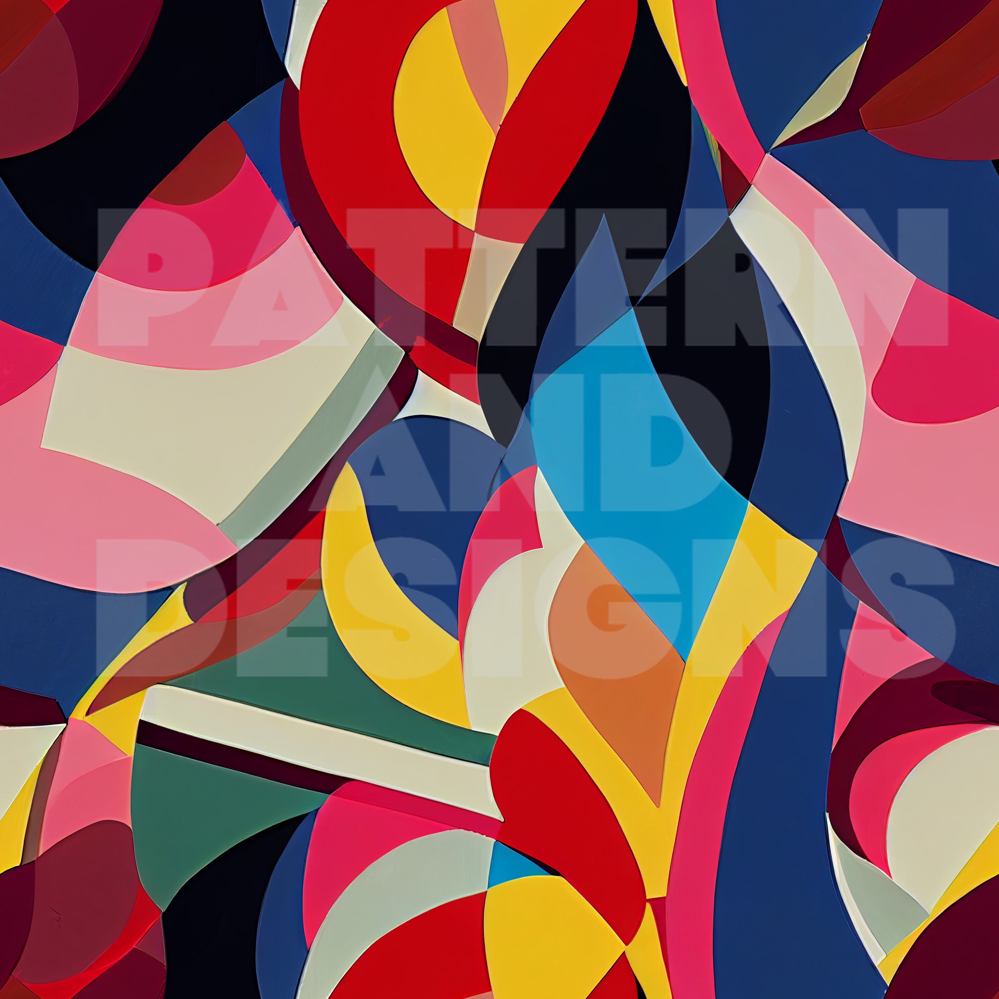 Geometric Abstract Digital Paper, Modern Digital Paper, Abstract ...