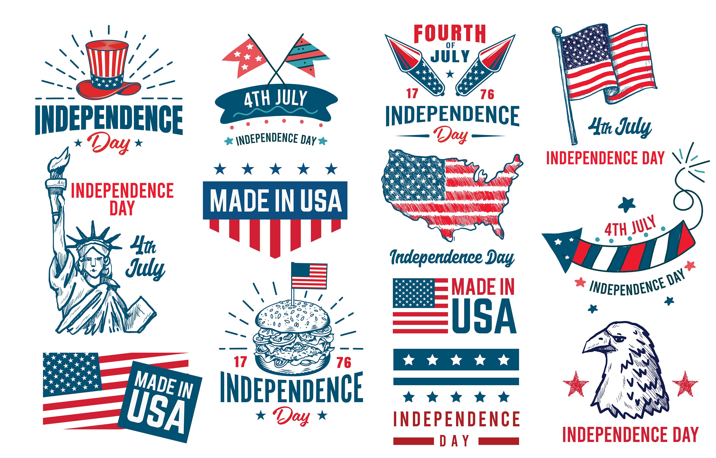 Independence Day Svg, 4th of July SVG Bundle, July 4th SVG, Fourth of ...