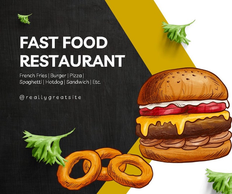 Fast Food Clipart, Fast Food Clip Art, Cute Fast Food Clipart, Pizza ...