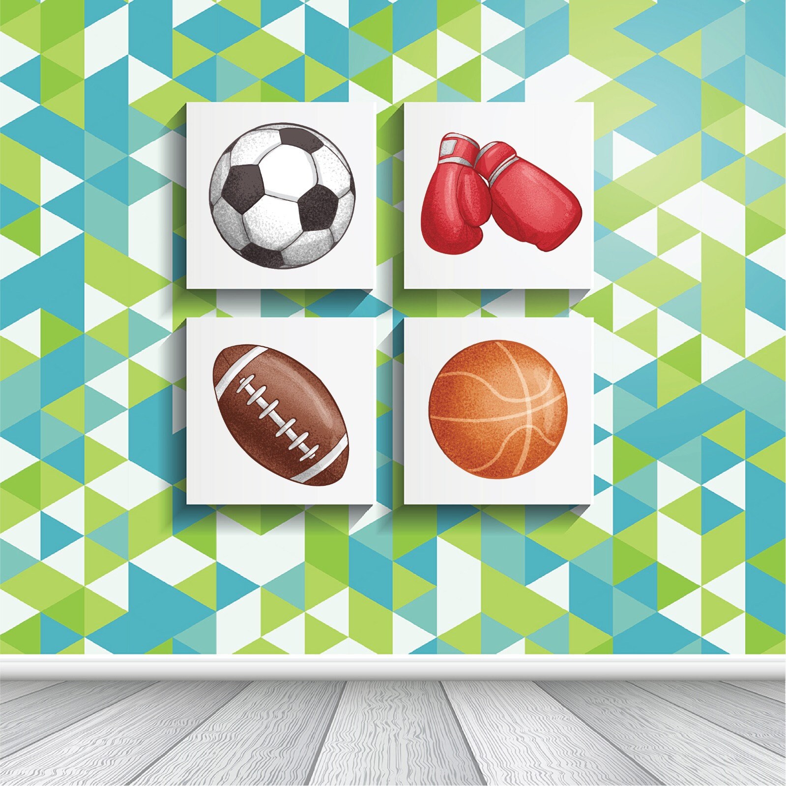 Watercolor Sports Clipart, Football, Basketball, Baseball, Soccer ...