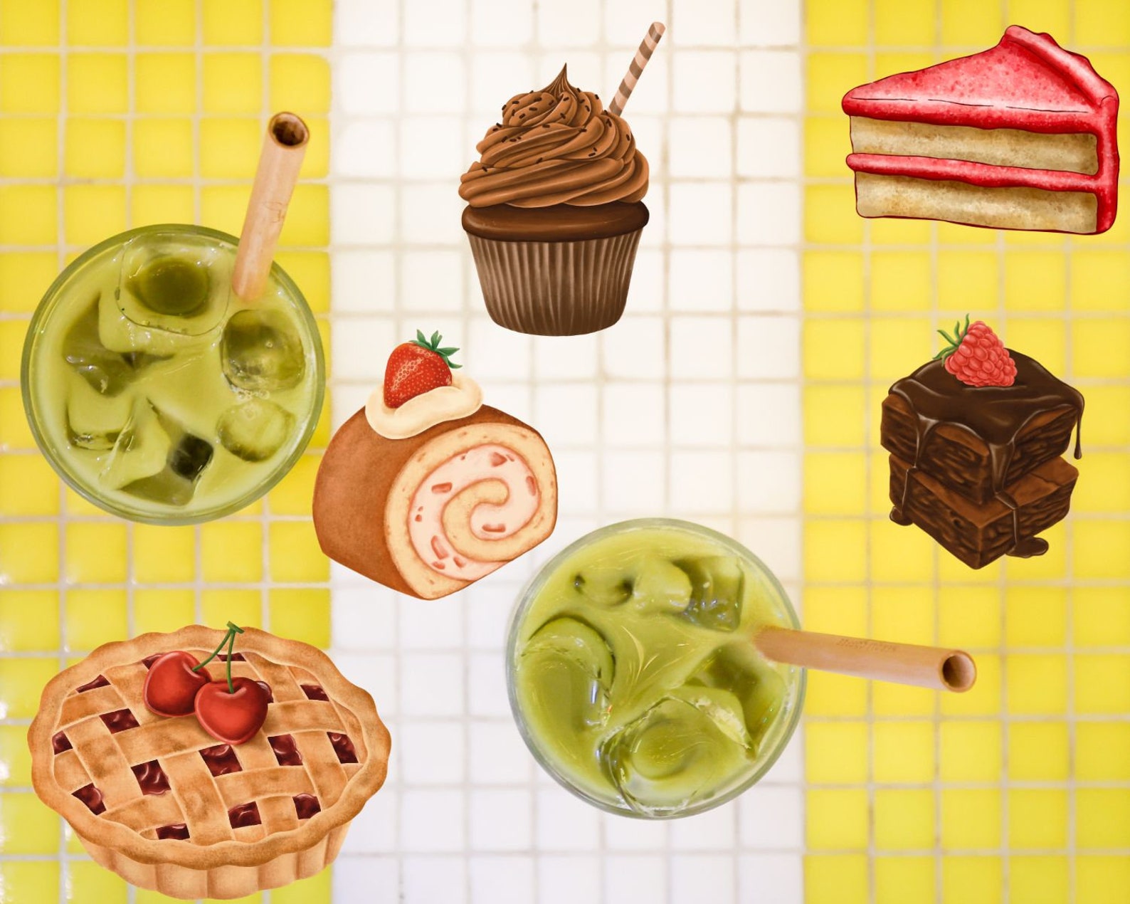 Food Clipart, Donut Clipart, Cute Food Clipart, Digital Download, Food ...