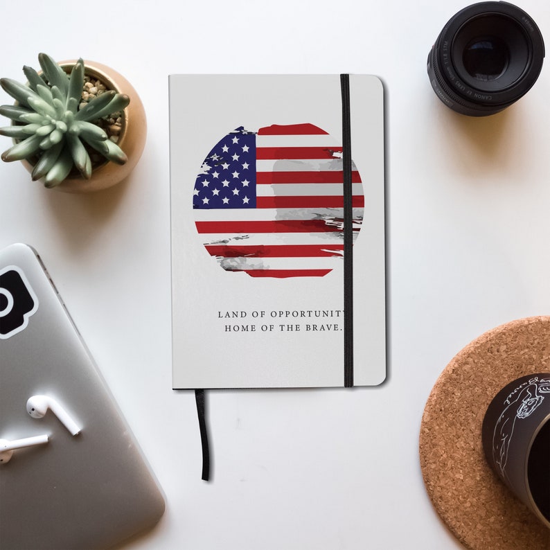 4th of July Notebook Cover Printable, Patriotic Notebook Cover ...