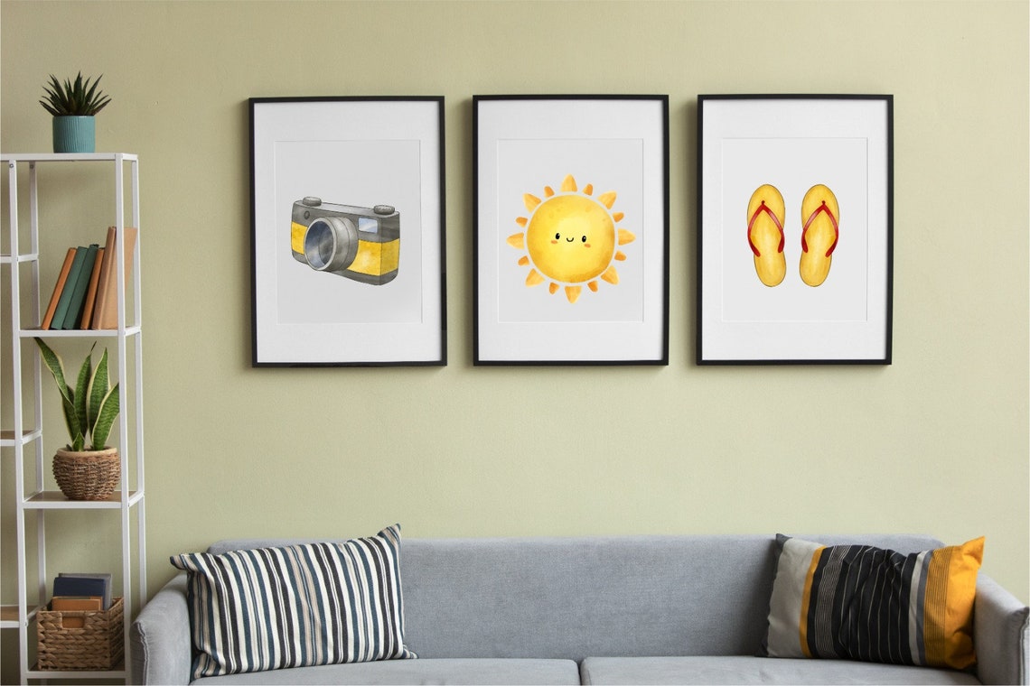 Summer Clipart Set, Summer Clipart, Seasonal Clipart, Party Clipart ...