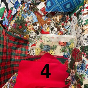 Choose an XMAS QUILTER'S 100% Cotton Fabric Scrap Bag 15.6oz. Mix of ...