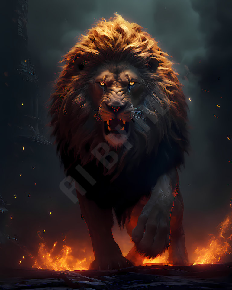Fire Lion