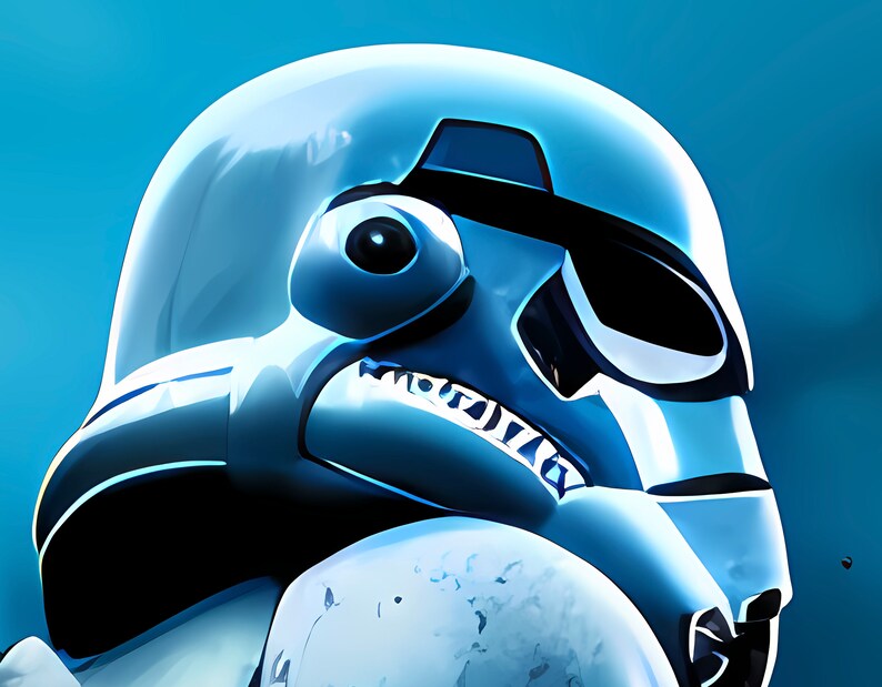 Stormtrooper 1, Digital Art Print, AI Generated, Wall Art, AI Art ...