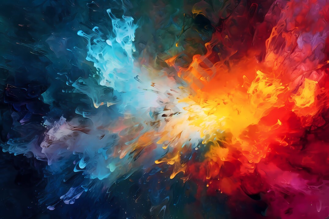 Abstract Art #1, Digital Art Print, AI Generated, Wall Art, AI Art ...