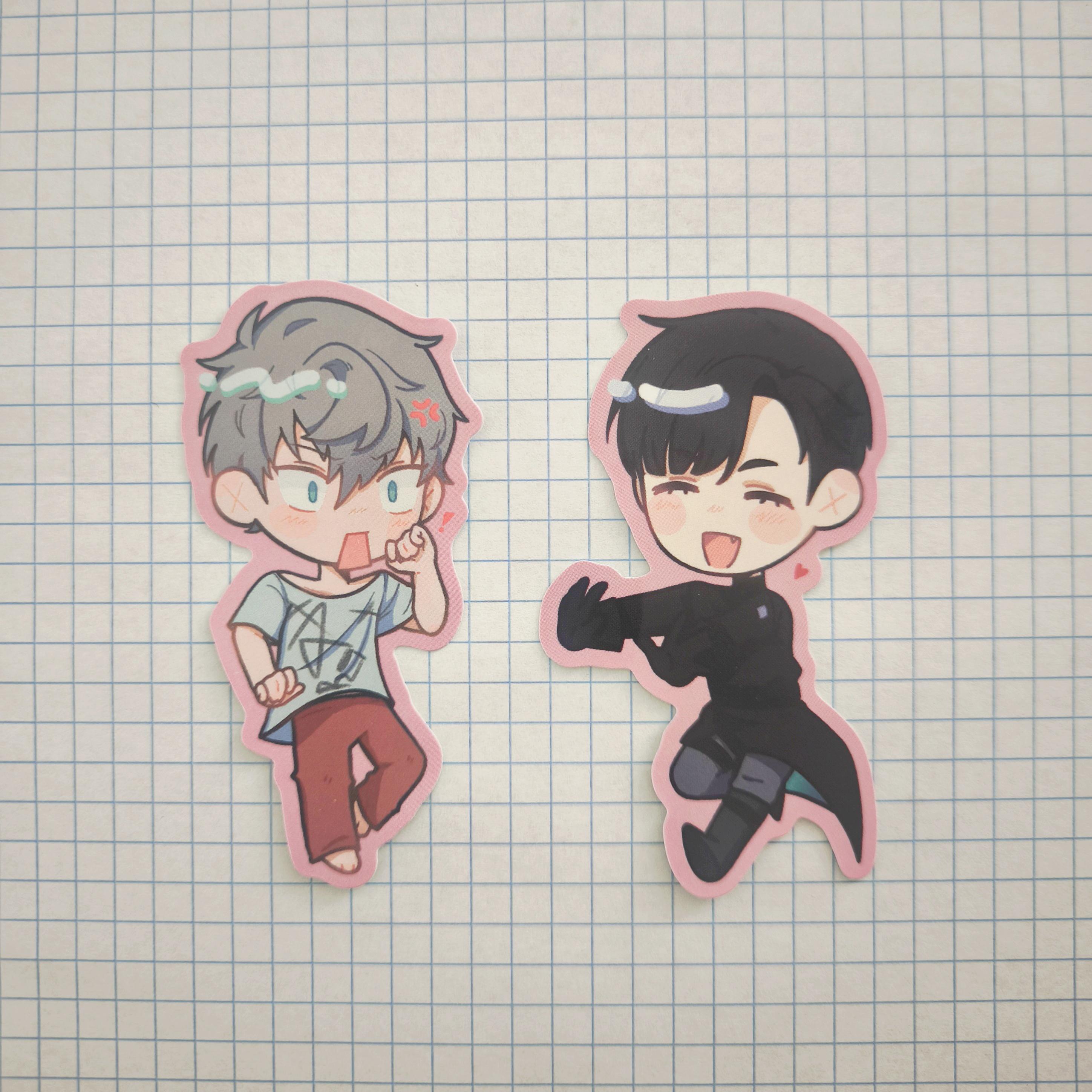 Alien Stage Ivan & Till Heart Magnet Keychains - Etsy